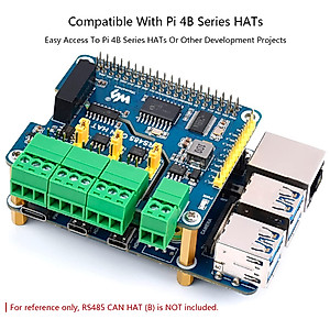 Compute Module 4 to Raspberry Pi 4B Adapter, Based on Compute Module 4 to Reproduce Original Appearance of Pi 4, Alternative for Raspberry Pi 4B,Compatible with Pi 4B Series Hats