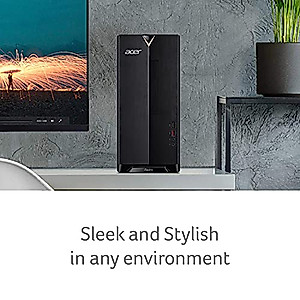 Acer Aspire TC-1660-UR17 Desktop | 10th Gen Intel Core i5-10400 6-Core Processor | 12GB 2666MHz DDR4 | 512GB NVMe M.2 SSD | 8X DVD | Intel Wireless Wi-Fi 6 | Windows 10 Professional