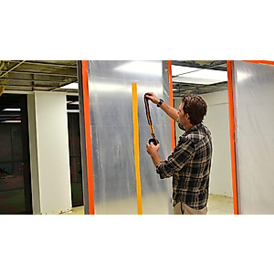 RE-U-ZIP Mounting Strip Refills | 12 Pack | for Use with RE-U-ZIP Reusable Dust Barrier Zippers & Magnetic Entry Strip (Magnetic Dust Barrier Zipper)