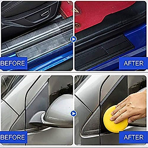 Car Plastic Parts Refurbish Agent 10ml - Coating Paste Maintenance Car Cleaner, Automotive Interior Plastic Part Retreading, Multi-Functional Restore for Car (3Pcs)