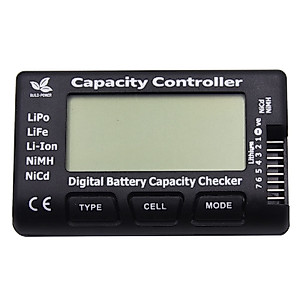 Blomiky 5 in 1 Lipo Li-ion Life NiCd NiMH Battery Cell Capacity Percentage Checker Voltage Tester Battery Balancer Cell Meter 7