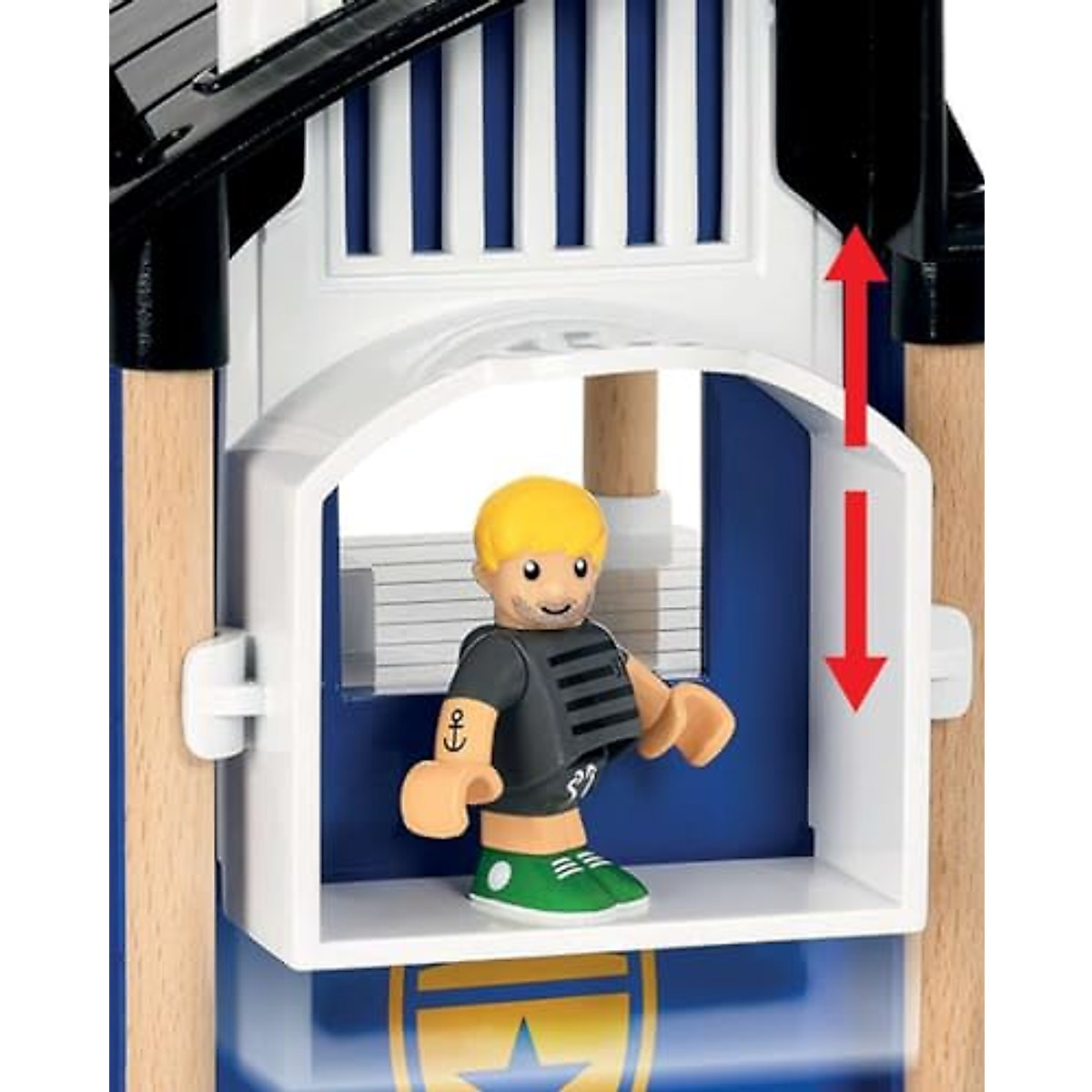 Brio World - 33813 Police Station - Interactive Toy Set for Kids | Enhances Creativity & Imagination | Features Light & Sound Effects | Compatible with Brio Railway | Perfect for Ages 3 and Up