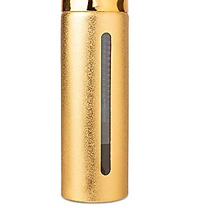 Salon Style Hair Spray Bottle (10oz) Patent – 360 Ultra Fine Water - Continuous Aerosol Free Trigger Mist Sprayer Bottle by Beautify Beauties (Gold)