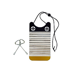 Washboard Zydeco Frottoir ScrubBoard Percussion MINIATURE 6 INCHES WIDE X 11 INCHES LONG, THESE ARE NOT FULL SIZE RUBBOARDS. Handmade Louisiana Black & Gold Tee Don Board Key of Z Rubboards