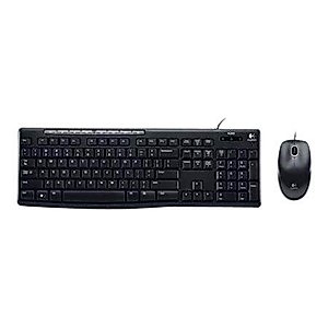 Logitech Media Combo MK200 Full-Size Keyboard and High-Definition Optical Mouse (920-002714)