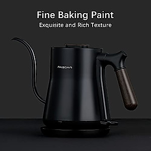 Naibsan Gooseneck Electric Water Kettle,Stainless Steel Electric Tea Kettle,0.8L Pour Over Coffee Kettle