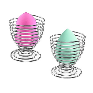Beauty Sponge Holder Makeup Egg Storage Rack Powder Puff Display Stand Makeup Sponge Organizer Makeup Sponge Drying Stand, Black