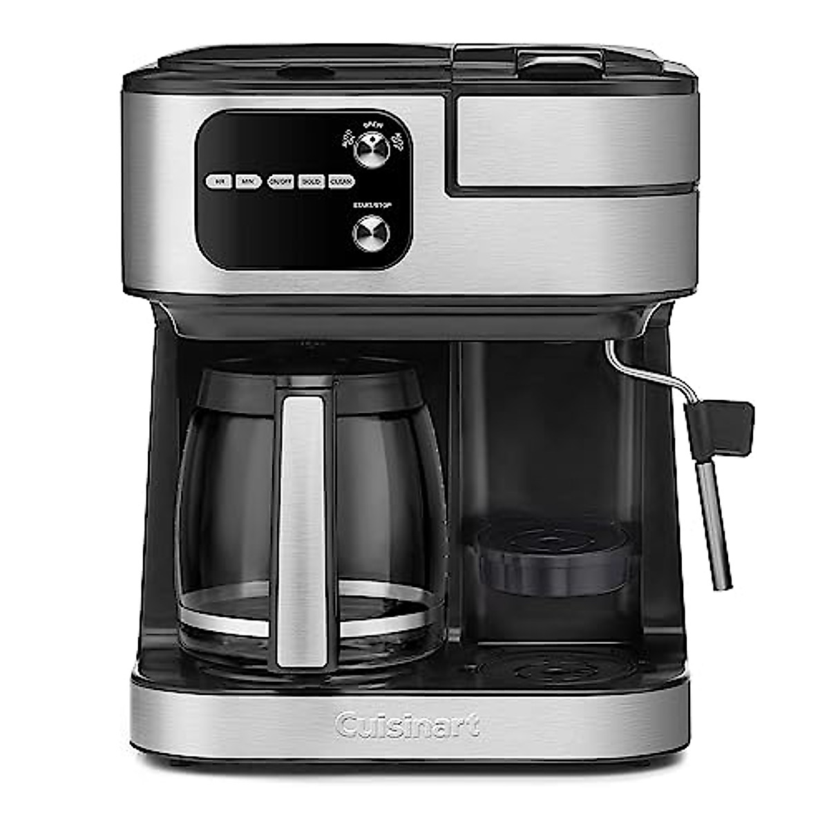 Cuisinart Coffee Center Barista Bar 4-In-1 Brew Options Coffeemaker (Black) Bundle with Cup and Saucer Set, Roast and Descaling Liquid (4 Items)