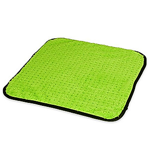Liquid X Plush Waffle Weave Green Xtreme Microfiber Detailing Towel 16" x 16" Guaranteed Satisfaction (5 Pack)