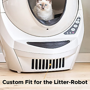 Compatible with Litter-Robot 3 – Activated Charcoal Cat Litter Box Filters Eliminate Odors. 6 Pack