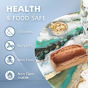 68oz Crystal Clear Resin Kit,No Bubble & Not Yellowing Epoxy Resin for Coating, Casting, Table Top,DIY, Bar Top, River Tables, Resin Art, Wood with High Gloss Finish