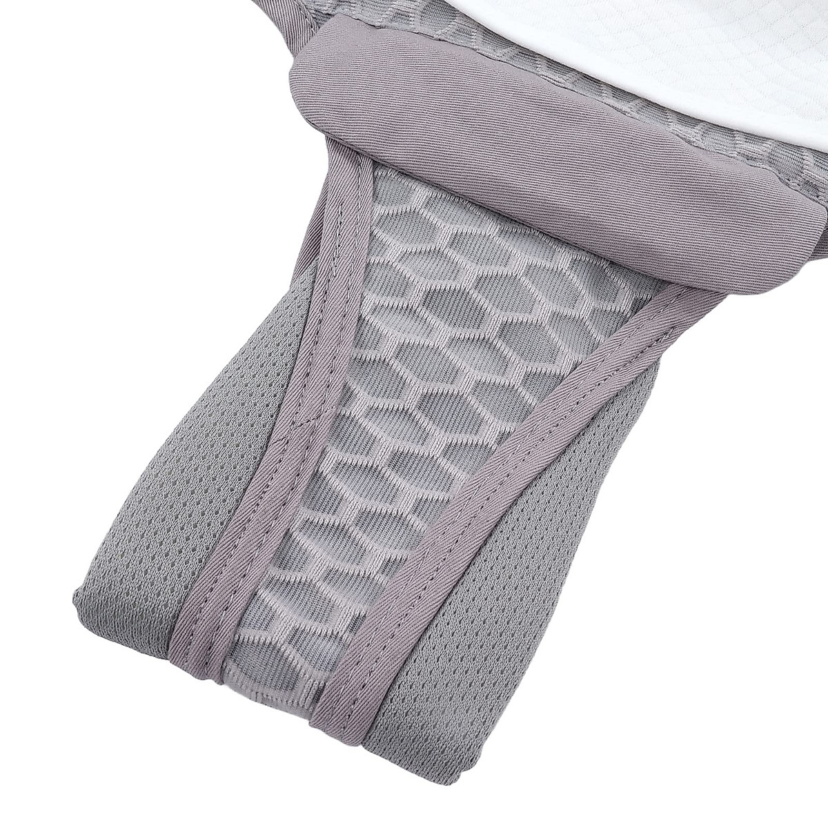 Baby Walking Harnesses, Handheld Kids Walk Helper Lightweight Adjustable Detachable Crotch Pad Handheld Toddler Walk Assistant Belt for 8‑24M Webbing, Mesh Material(Monsoon Grey-Profile Mesh)