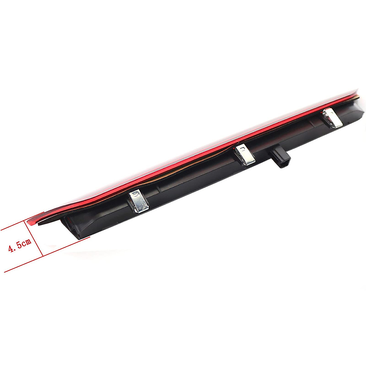 WPFC LED Third Brake Light Cargo Light High Mount Stop Light for Ford Transit 150 250 350 MK8 Custom 1899968 Rear Central High Level Brake Light Lamp Replacement,Red, Standard