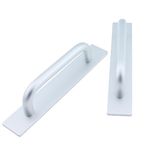 TAODAN 2pcs Self-Stick Instant Cabinet Drawer Handles Pulls 147mm Aluminum Alloy Drawer Push Pull Handles Helper for Kitchen Cabinet Drawer Window Sliding Closet