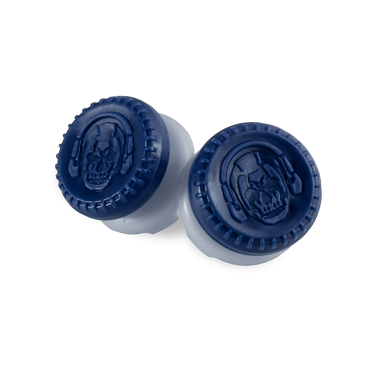 KontrolFreek Call of Duty: Warzone Performance Thumbsticks for Xbox One and Xbox Series X | 2 High-Rise, Hybrid| Blue/Gray