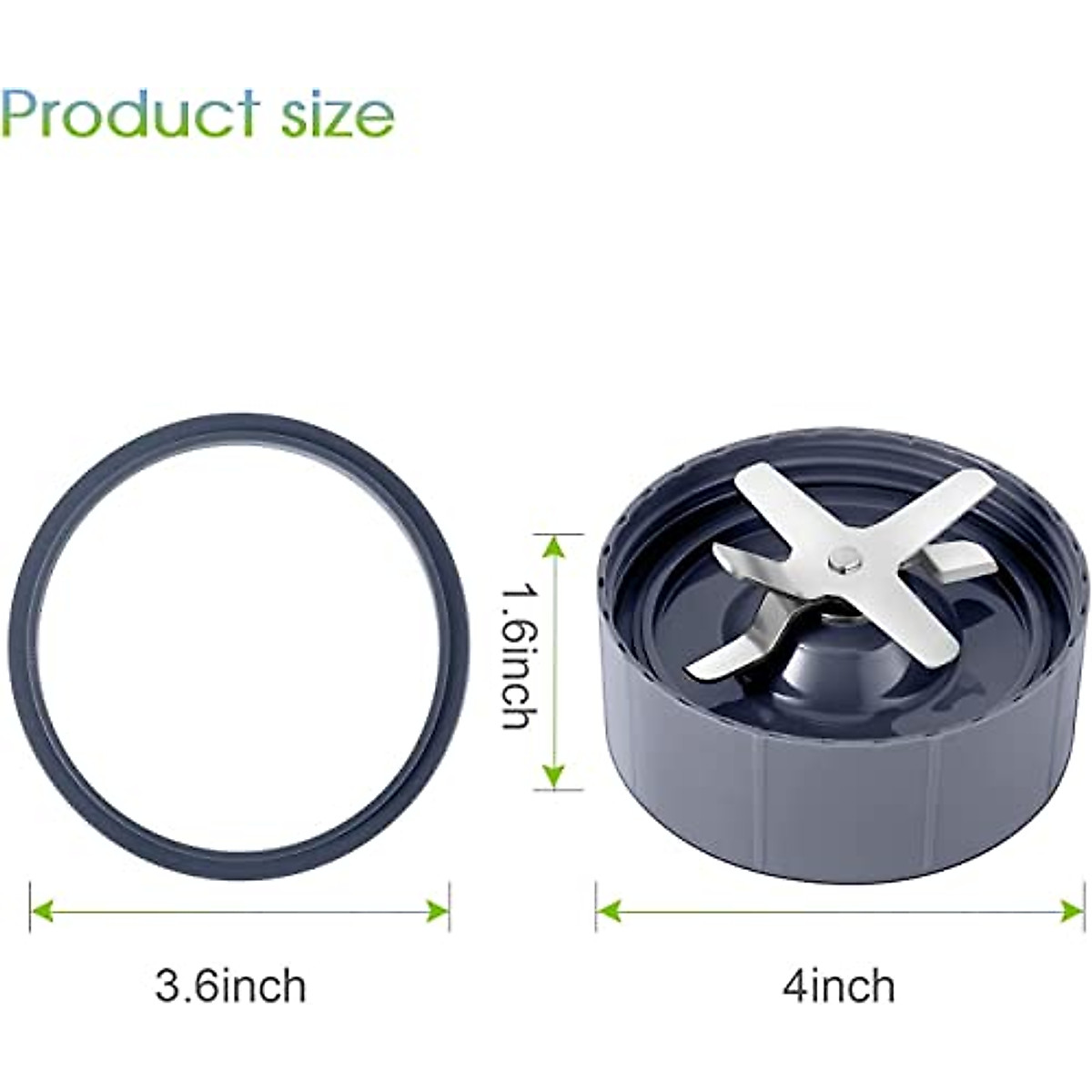 2-pack NutriBullet Replacement Parts Extractor Blade Fits NutriBullet 600w Pro 900w Blender