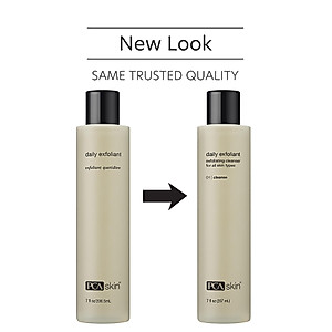 PCA SKIN Daily Face Exfoliant Cleanser, Moisturizing Face Wash, Gently Cleanses Dirt, Debris, and Other Impurities From Skin, Facial Cleanser Made with Renewable Exfoliants, 7.0 oz Bottle