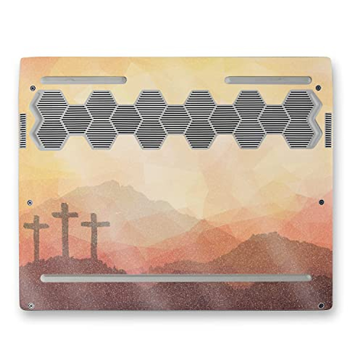 MightySkins Glossy Glitter Skin Compatible with Alienware X14 (2022) Full Wrap Kit - Salvation | Protective, Durable High-Gloss Glitter Finish | Easy to Apply & Change Styles | Made in The USA