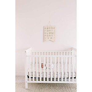 Copper Pearl Premium Knit Baby Crib Sheets for Boys and Girls Breathable and Soft, Fitted Crib Sheets for Standard Baby Mattresses, Crib Sheet for Baby Registry or Shower Gift, Chip