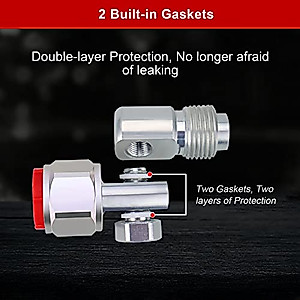 Airless Paint Spray Gun Swivel Joint Compatible with Graco 235486 7/8 Inch Thread 360 Degree Rotation