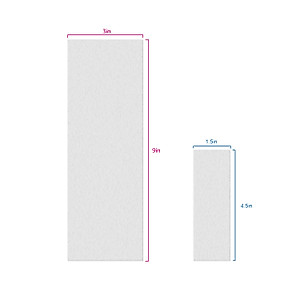 Mirucoo Salon Quality Non-woven Wax Strips for Body and Facial Hair Removal Multi Size Pack (300)