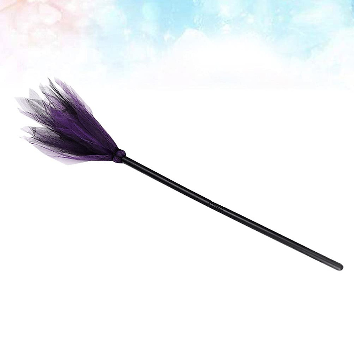 VALICLUD Halloween Witch Broom Props Kids Witch Broomstick Halloween Broomstick Witch Costume Accessories Halloween Cosplay Accessory (Random Color)