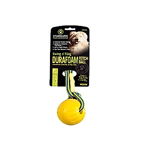 Starmark Swing 'n Fling DuraFoam Ball Dog Toy Medium