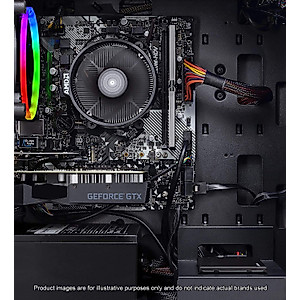 SkyTech Blaze II Gaming Computer PC Desktop – Ryzen 5 2600 6-Core 3.4 GHz, NVIDIA GeForce GTX 1660 TI 6G, 500G SSD, 8GB DDR4, RGB, AC WiFi, Windows 10 Home 64-bit
