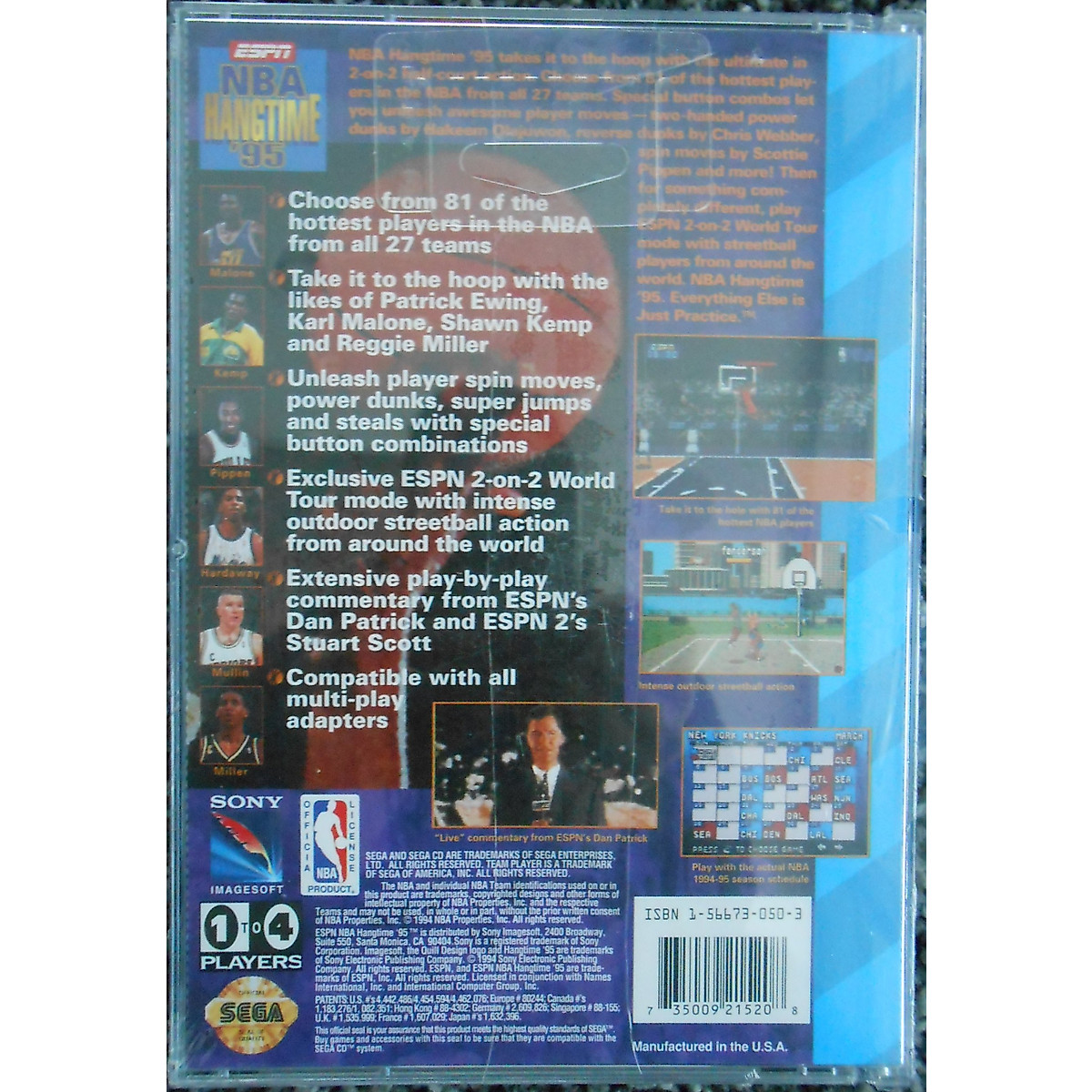 SEGA CD NBA Hangtime '95