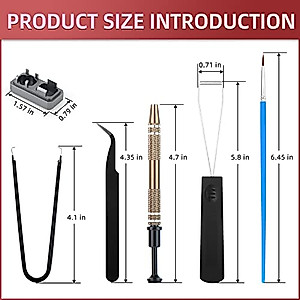RUNJRX Keyboard Lube Kit with Switch Opener Tweezers for Custom Keyboard, Keyboard Lube Tools