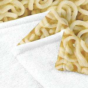 Sofevaim Noodles Ramen Blanket Realistic Food Blanket, Dad Blanket Birthday Gifts for Son from Dad, Funny Throw Blanket for Couch Sofa Bed, Ramen Blanket Stupid Gifts for Girls Kids Adults 60" X 50"