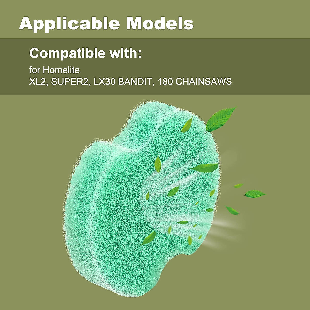 KLWZH Air Filter 605-139 Compatible with Homelite XL-2 Chainsaws 69141 D92702B