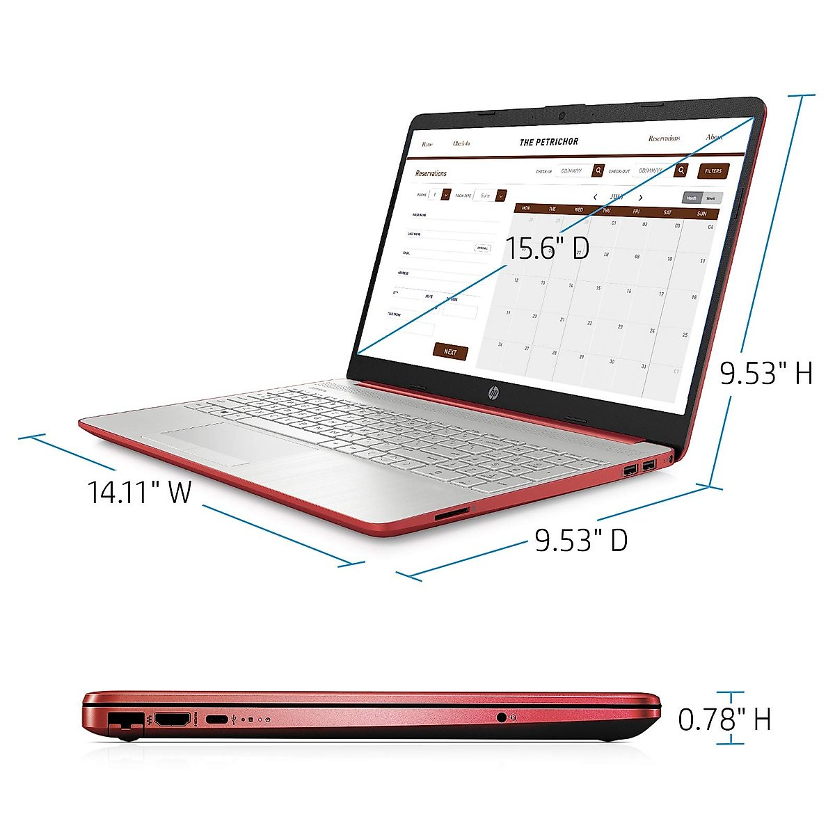 HP 2021 Newest Laptop Computer, 15.6" HD Display,Intel Pentium Dual-core N5000 Upto 2.7 GHz, 8GB DDR4 RAM, 128GB SSD, HD Webcam, HDMI, Bluetooth, WiFi, Win10 S, 10+ Hours Battery, w/Hubxcel Cables