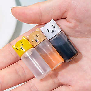 Kumprohu Mini Ketchup Bottles, Mini Condiment Squeeze Bottles Tomato Ketchup Bottle Refillable Salad Dressing Tomato Ketchup Bottle Honey Squeezable Jar Ketchup/Sauce Containers for Kids Adults