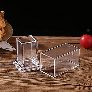 Toothpick Dispenser,Hard Acrylic Material Toothpick holder,Can Hold 200 Toothpicks,Suitable for Living Room,Restaurant,Hotel,Bar