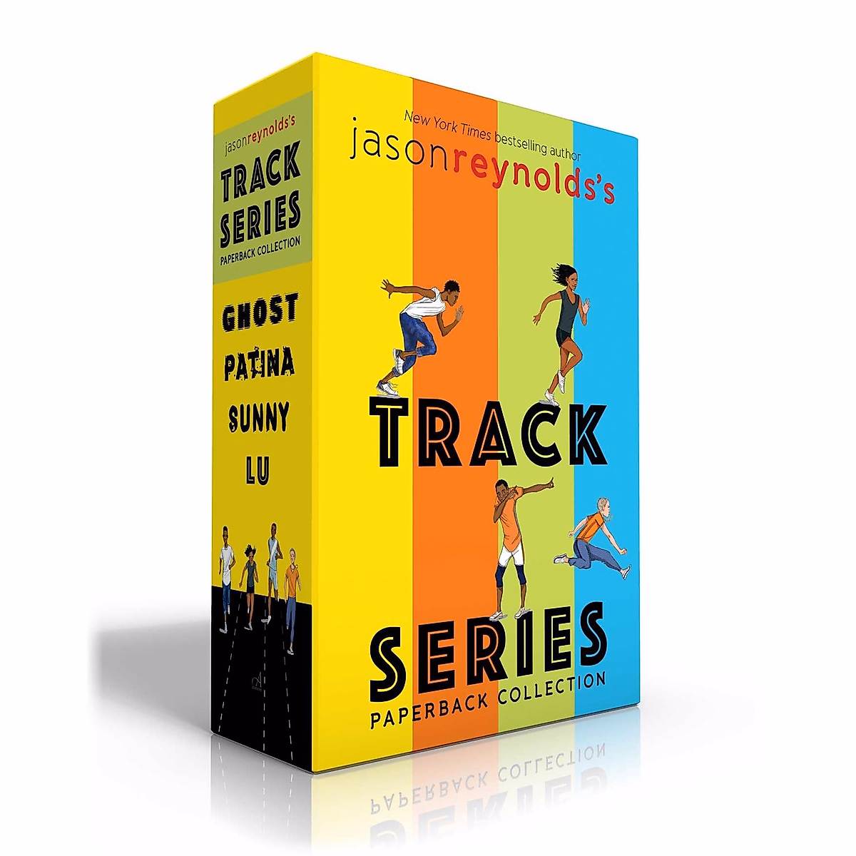 Jason Reynolds's Track Series Paperback Collection (Boxed Set): Ghost; Patina; Sunny; Lu