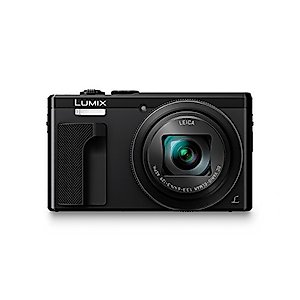PANASONIC LUMIX 4K Point and Shoot Camera, 30X LEICA DC Vario-ELMAR Lens F3.3-6.4, 18 Megapixels, High Sensitivity Sensor, DMC-ZS60K (BLACK) (Renewed)