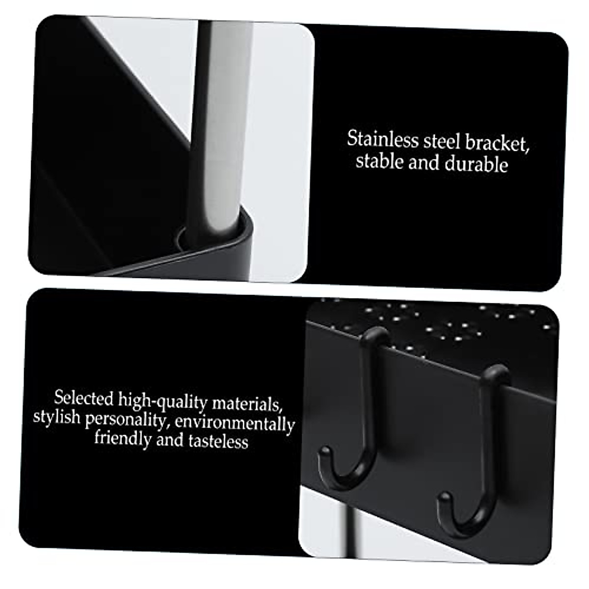 HOMSFOU 1Pc Double shelf plastic shelving plastic food containers desktop organizer shelf Makeup Container Holder under sink organizer 2 tier organizer stainless steel Kitchen Rack dishes