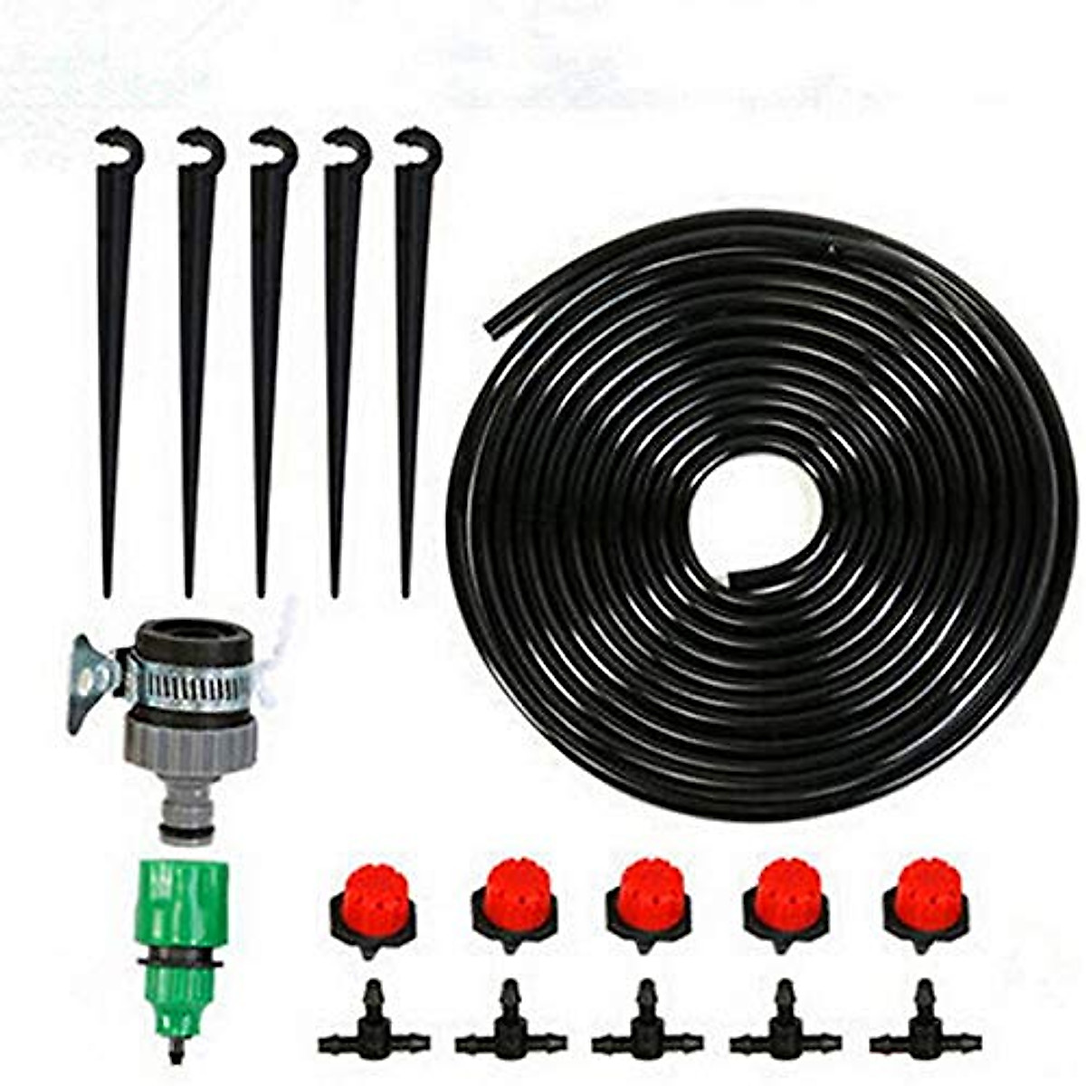 Koleso 15m 4/7mm DIY Micro Drip Irrigation System Garden Water Kits Garden Supplies Garden Irrigation System Water Cooling Equipment
