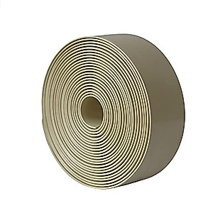 KOMORAX Driftwood 2" Wide 20' Length Chair Vinyl Strap Strapping for Patio Lawn Garden Outdoor Furniture Matte Finish Color