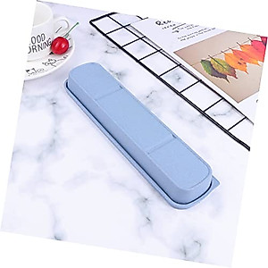 Cabilock Box Holder Net Color Cutlery Case Chopsticks Home for Bag Reusable Tableware Flatware Wheat Chopstick Outdoors Stationery Friendly Black Spoon Straw Fork Desktop Dinnerware