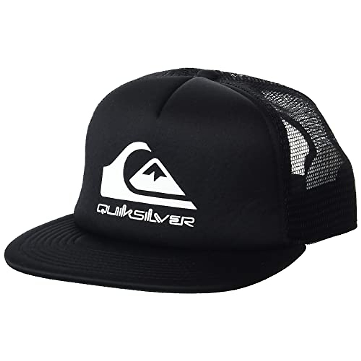 Quiksilver Men's Foamslayer Trucker Hat, Black, One Size