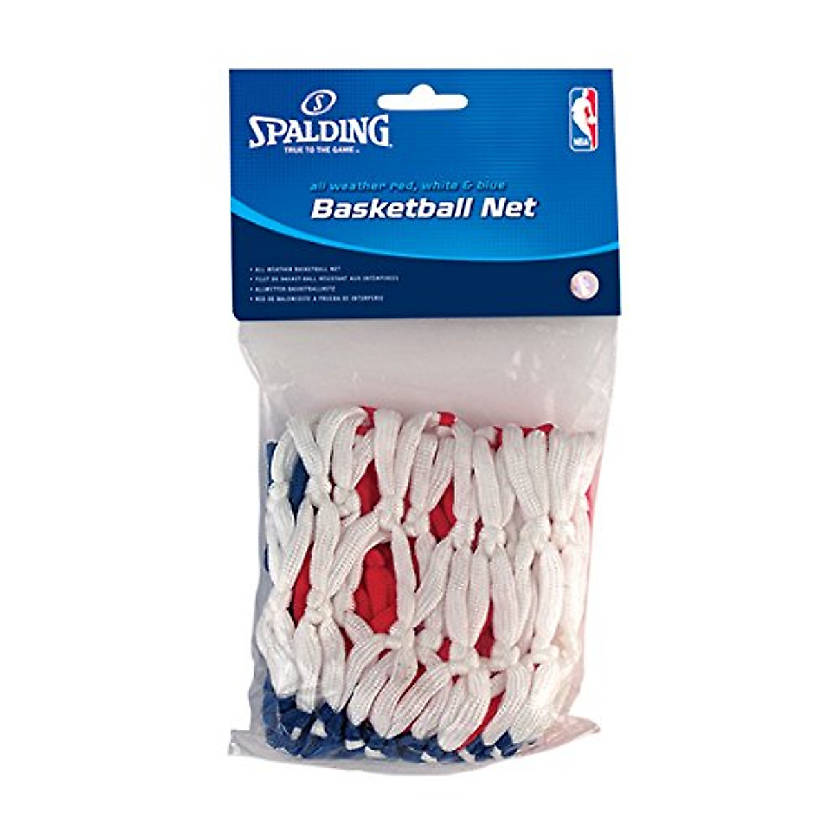 Spalding 8279SR All-Weather Basketball Net (Red/White/Blue)