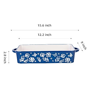 Wisenvoy Casserole Dish 9x13 Baking Pan Casserole Dishes For Oven Baking Dish Ceramic Lasagna Pan Baking Dishes For Oven