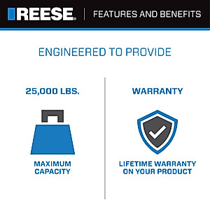 Reese The Goose® Fifth Wheel Gooseneck Hitch (Requires Rails & Installation Kit #30035)