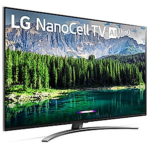 LG 49SM8600PUA Nano 8 Series 49" 4K Ultra HD Smart LED NanoCell TV (2019), Black