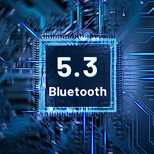 CLAOX Buds Active Noise Cancelling Earbuds, 5.3 Bluetooth Headphones, Wireless Earphones with Wireless Charging Case, Bluetooth Headset Built in Mic, Blue Earbuds for iPhone & Android