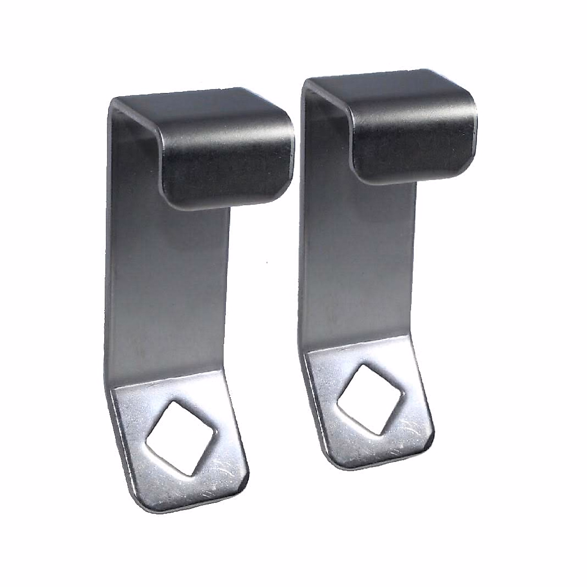 Universal Cooler Lock Brackets: Designed to fit Tie Down Slot of Mid to Large Rotomolded Ice Chests (Compatible with Yeti/RTIC Coolers) Made of Stainless Steel in The U.S.A. ( Pair )