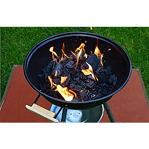 Fire Pit Mat 31 inchx47 inch, Duty Outdoor Patio Grill Mat with Reflective Strip, Heat Resistant Fire Pit Mat Grill Mat for BBQ, Camping, Patio, Garden, Backyard, Picnic, Orange