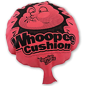 Laughing Smith Jumbo Sized 16 inch Whoopee Cushion - Giant Whoopee Fart Toy for Kids - Makes Great Big Mega Woopie Fart Sounds - The Funniest Fart Game, Joke or Gag Gift Woopy Cushions